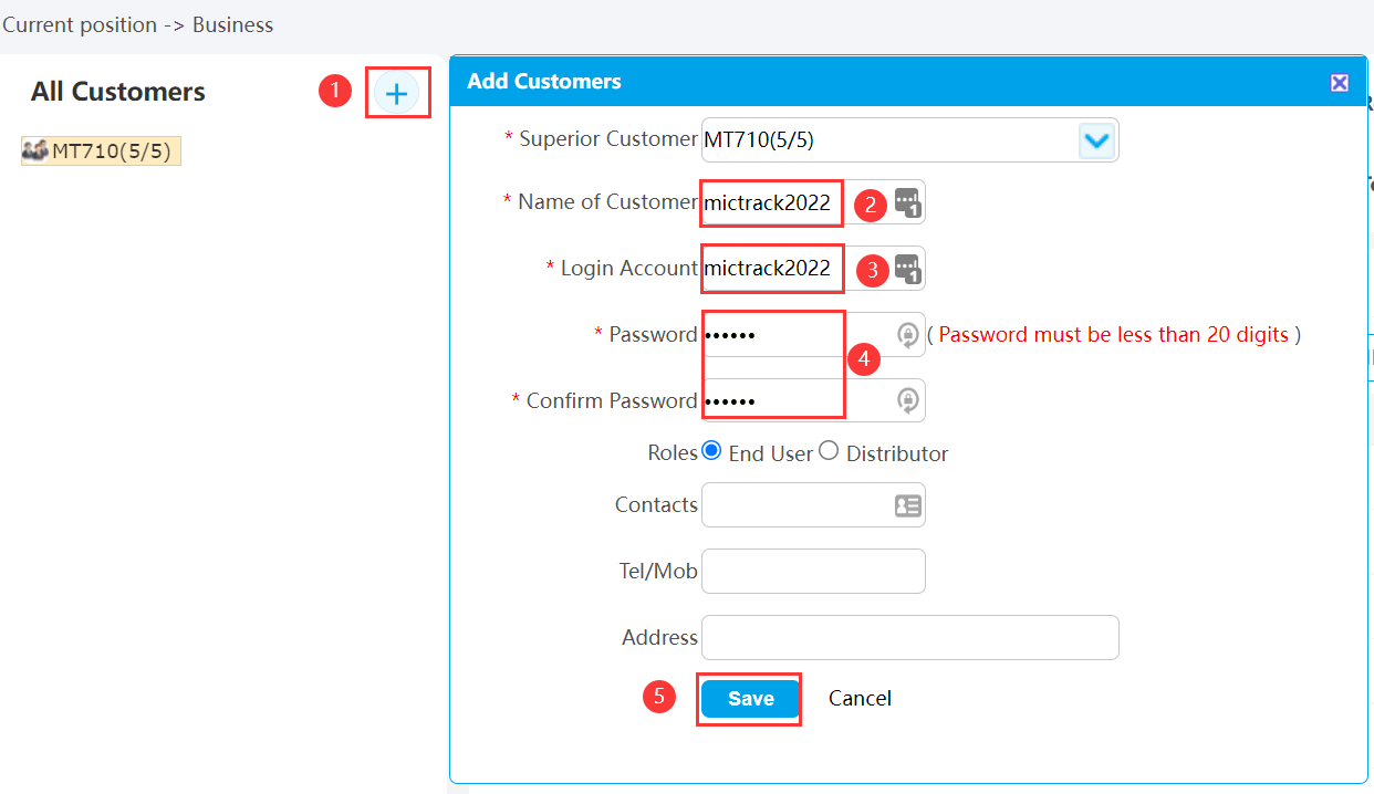 How to Create sub-account on Trackits - Mictrack Help