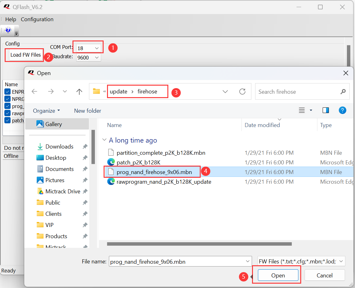 How to Upgrade BG96 Firmware on MT710 - Mictrack Help